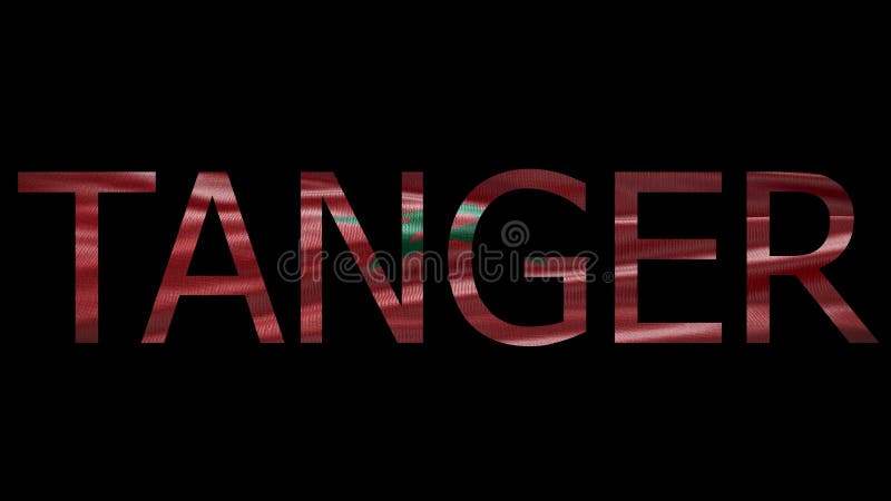 Tanger Name on Transparent Background. Waving Flag Stock Video - Video ...