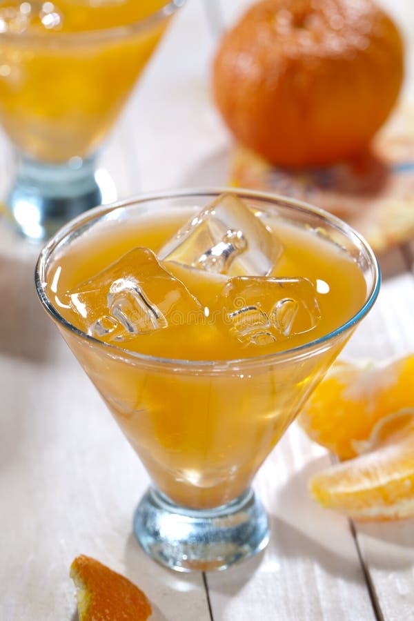 Tangerine cocktail stock image. Image of alcohol, drink - 14377939