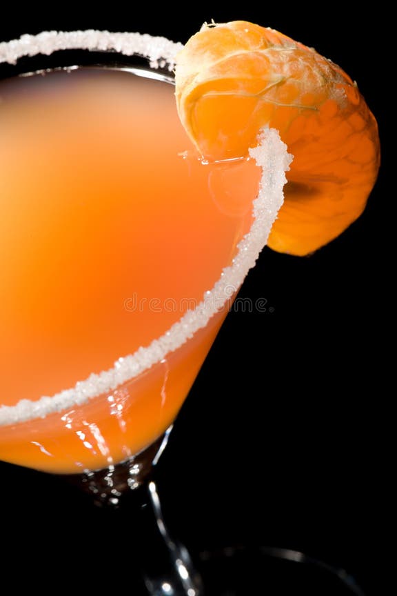 Tangerine cocktail, XXL stock photo. Image of drink, bright - 7745982