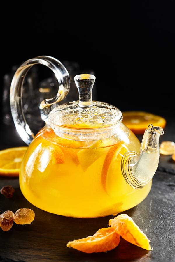 Tangerine Ginger Tea stock photo. Image of blend, freshness - 81527668