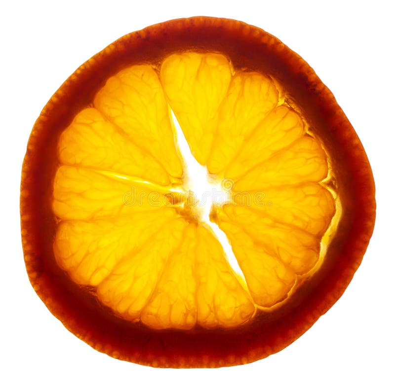 Tangerine Slice stock image. Image of sweet, texture - 12390377