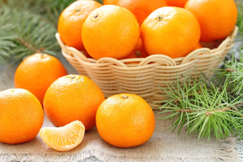 Tangerines in a basket stock image. Image of crude, cellulite - 64673109