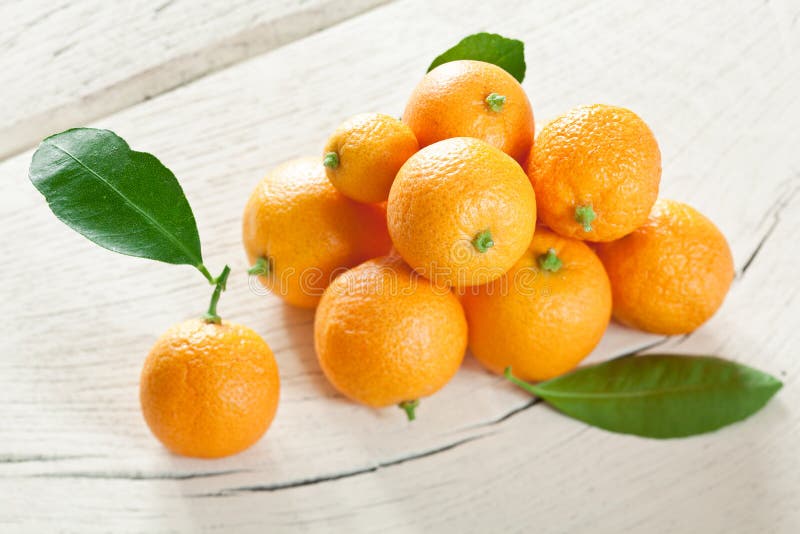 Tangerines. stock photo. Image of vitamin, leaf, close - 33687806