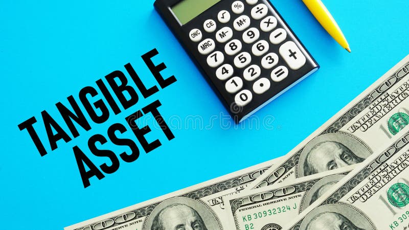 Tangible Asset is Shown Using the Text Stock Photo - Image of value ...