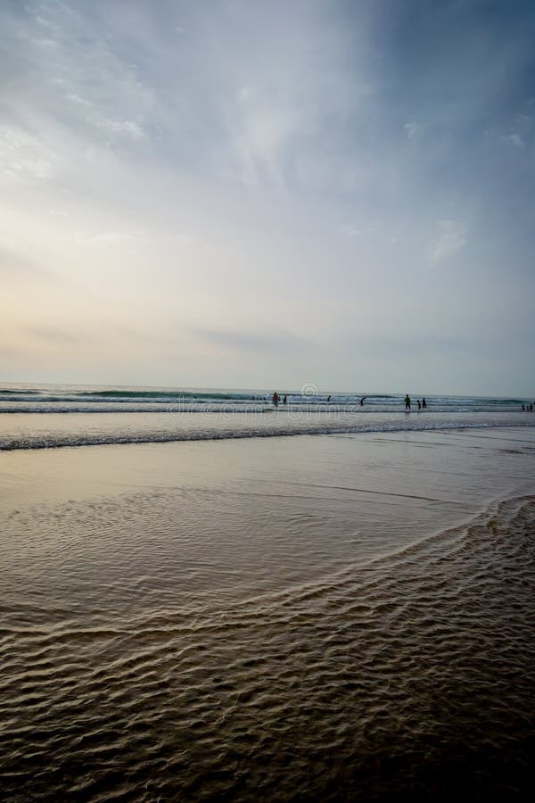 Tangier Beach and Waves and Rocks Stock Photo - Image of mediteranian ...