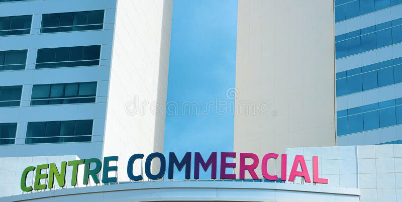 Tangier Mall. the Recreational Area of Tangier in Morocco Editorial ...