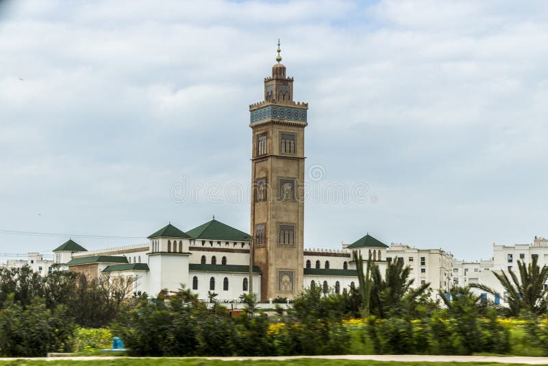 Mosque in Tangier Morocco Africa Stock Image - Image of destinations ...