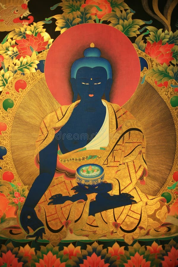 Artwork of Tibet Traditional Culture Stock Photo - Image of design ...