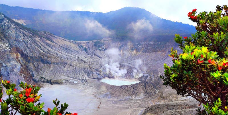 Tangkuban Parahu, Indonesia, West Java Editorial Stock Image - Image of ...