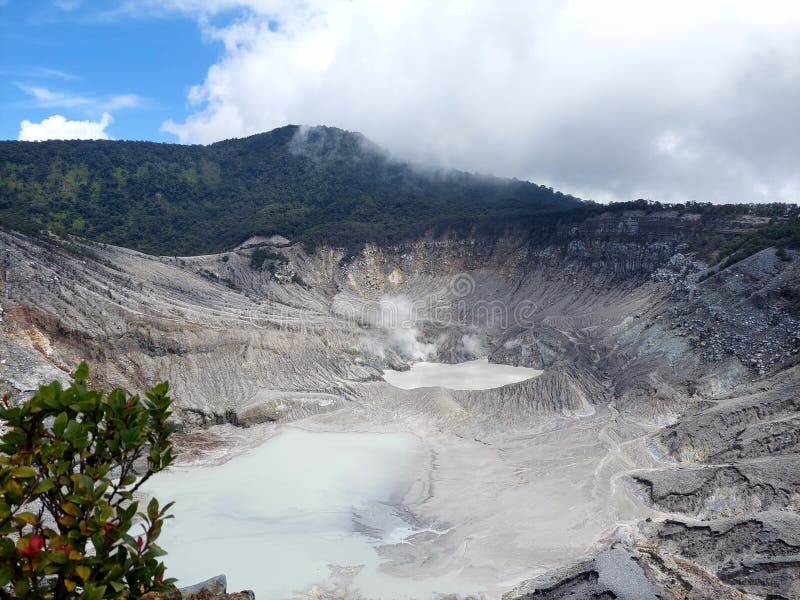 Tangkuban Perahu stock photo. Image of blue, mountain - 274406286