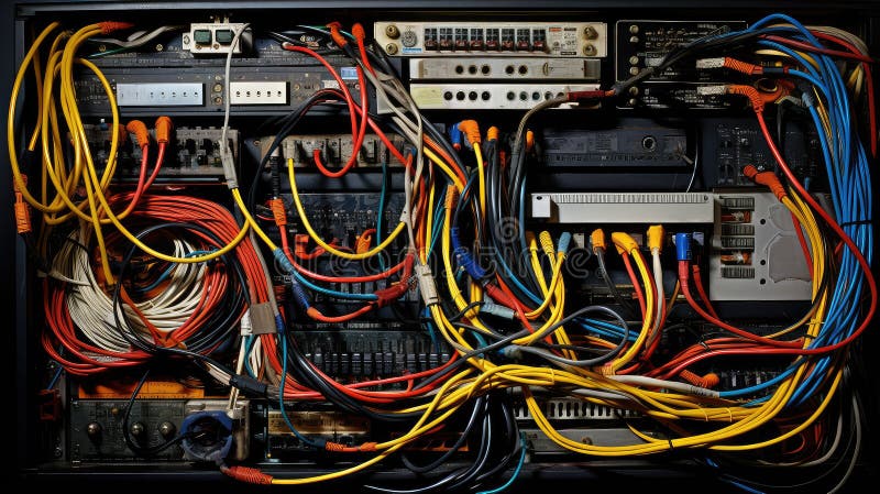 Cable Box Illustration Complexity Signal Stock Illustrations – 5 Cable ...