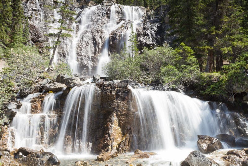 Tangle Falls stock photo. Image of white, scenery, canyon - 61918288