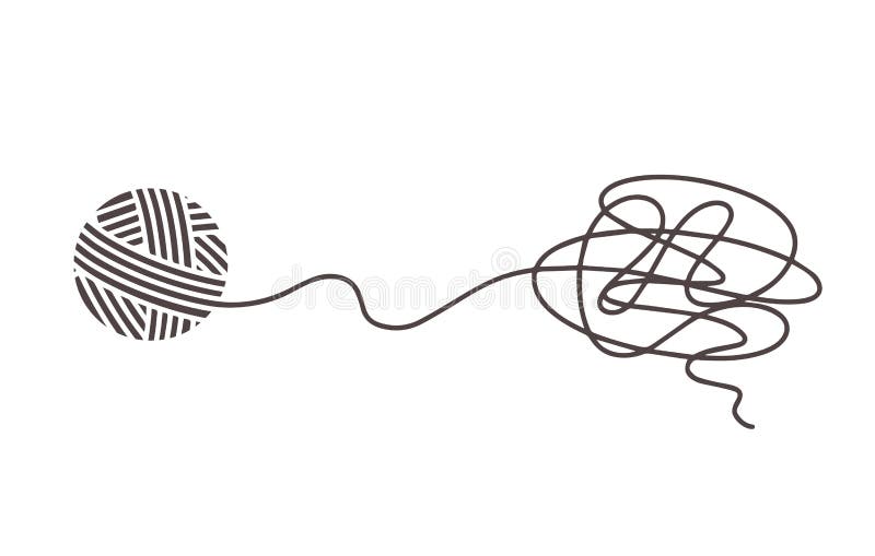 Untangle Thoughts Stock Illustrations – 83 Untangle Thoughts Stock ...