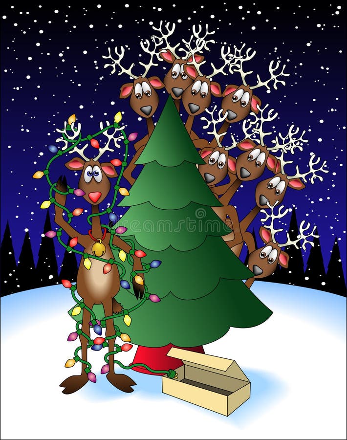 Rudolph Clipart Stock Illustrations – 717 Rudolph Clipart Stock ...