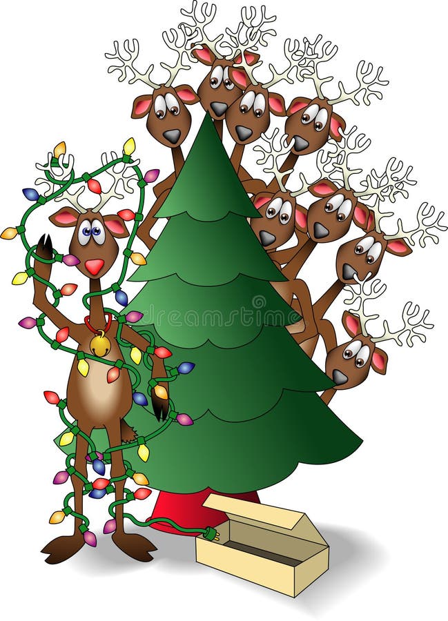 Rudolph Clipart Stock Illustrations – 717 Rudolph Clipart Stock ...