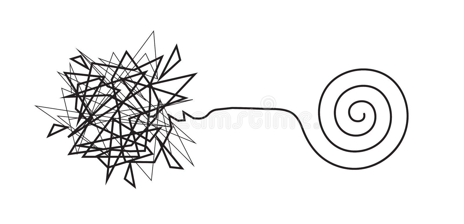 From Complex To Simple. Simplification Streamlining Process, Complex ...