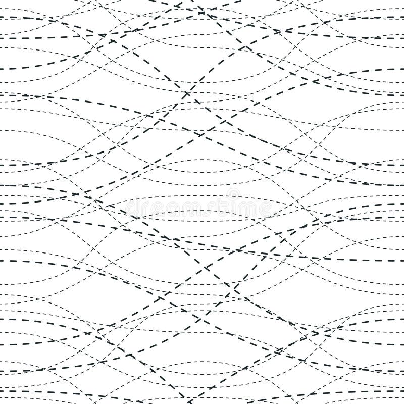Tangled Curvy Lines Seamless Pattern, Vector Repeat Endless Back Stock ... Tangled Curvy Lines Seamless Pattern, Vector Repeat Endless Back Stock ...