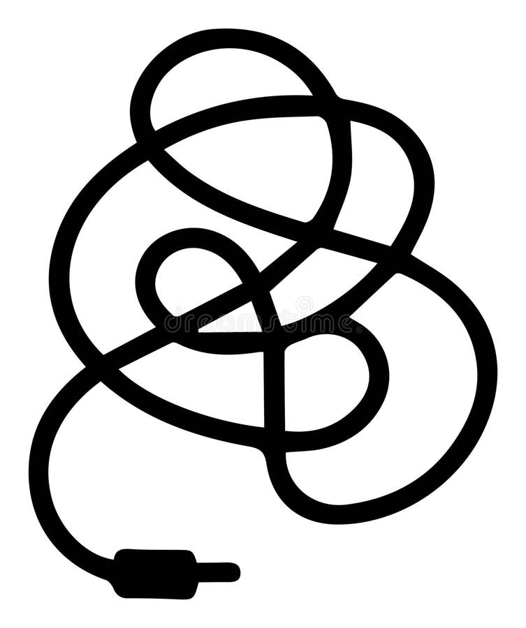 Untangled Wires Stock Illustrations – 4 Untangled Wires Stock ...
