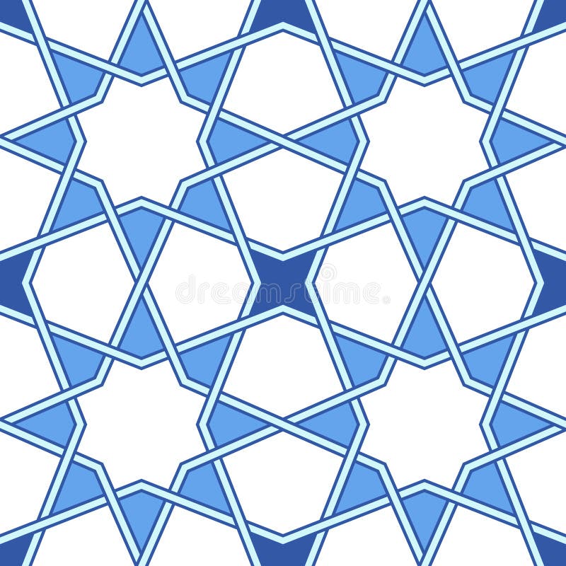 Tangled Pattern Based on Traditional Islam Pattern Stock Vector ...