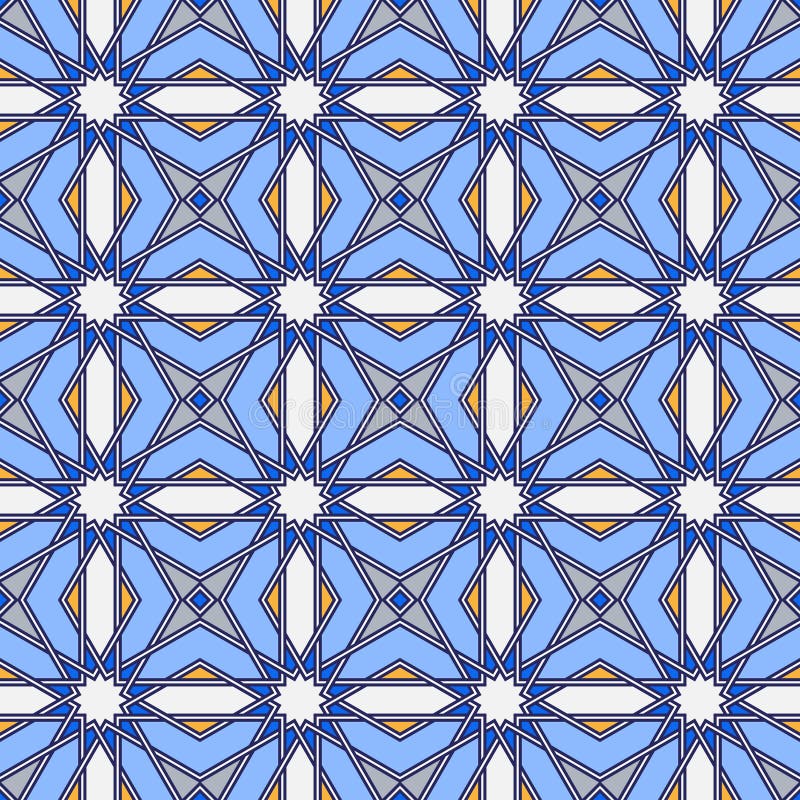 Tangled Pattern Based on Traditional Islam Pattern Stock Vector ...