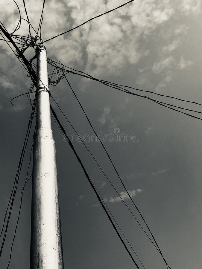 Tangled electrical wire stock image. Image of tangled - 261756591