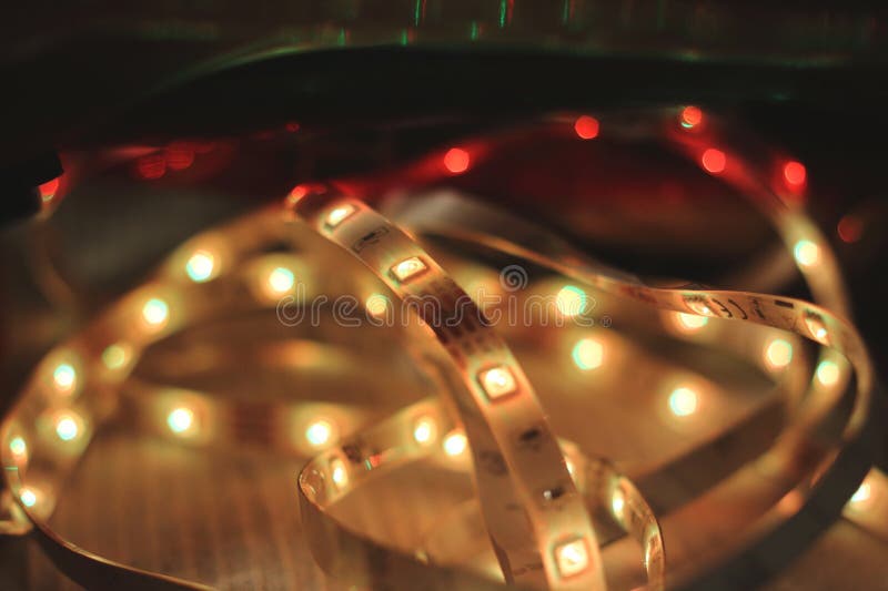 Tangled Glow Electric Dance Led Light Strips Stock Photos - Free ...