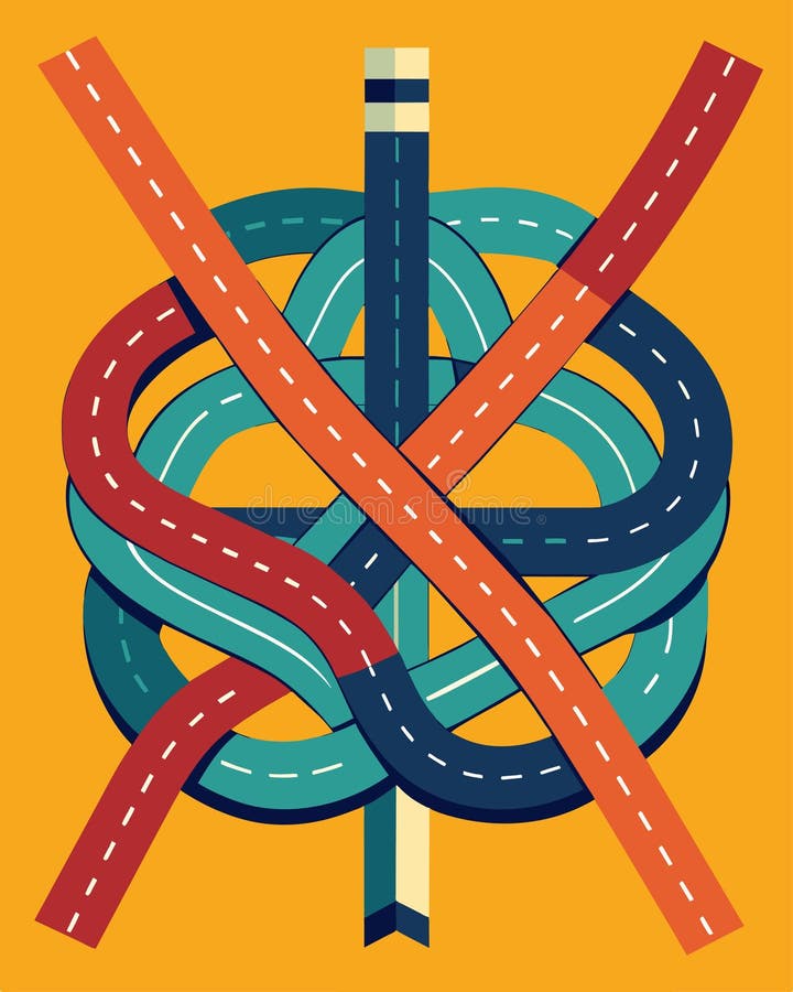 A Tangled Highway of Roads and Intersections Portraying the Complex ...