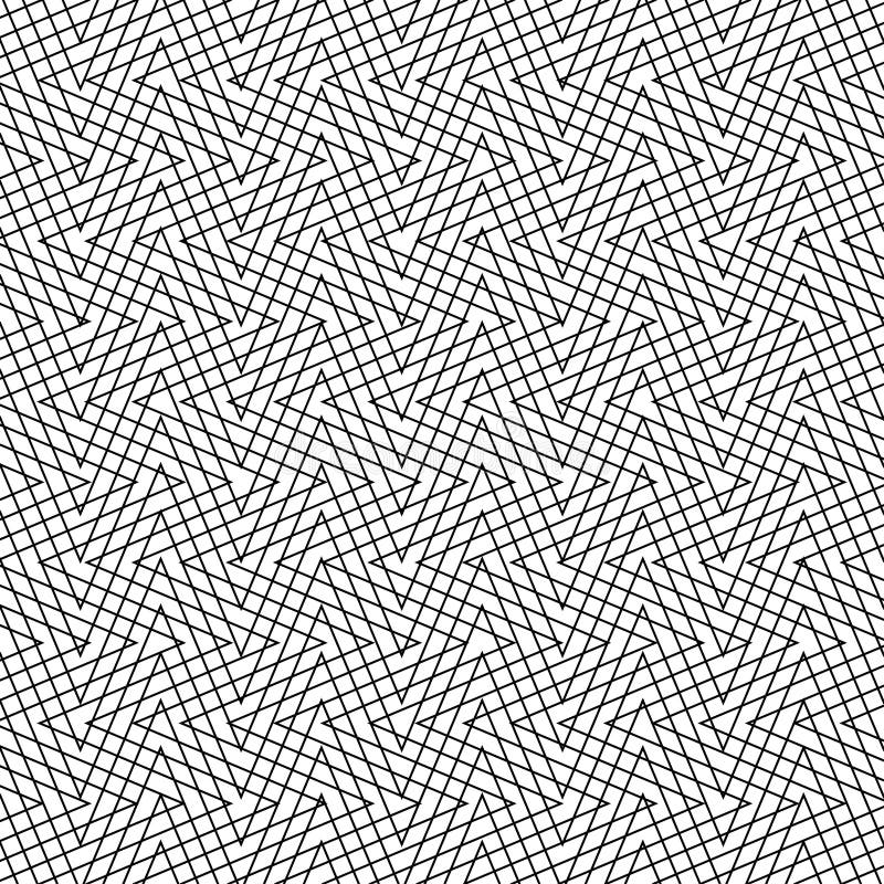 Tangled Interlace, Intertwine and Interlocked Lines Vector Geometric ...