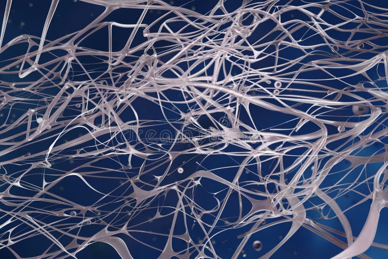 Tangled Lines, Webs for Design. 3d Render. Stock Illustration ...