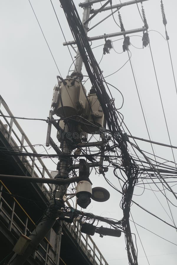 126 Tangled Mess Power Lines Electrical Equipment Stock Photos - Free ...
