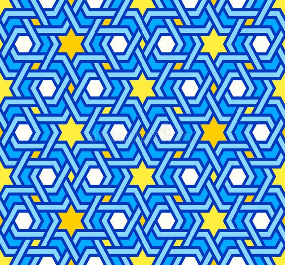 Tangled Modern Pattern, Based on Traditional Oriental Arabic Geometry ...