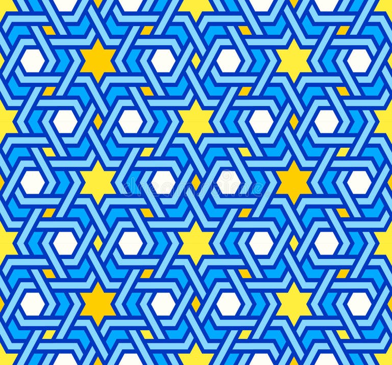 Tangled Modern Pattern, Based on Traditional Oriental Arabic Geometry ...