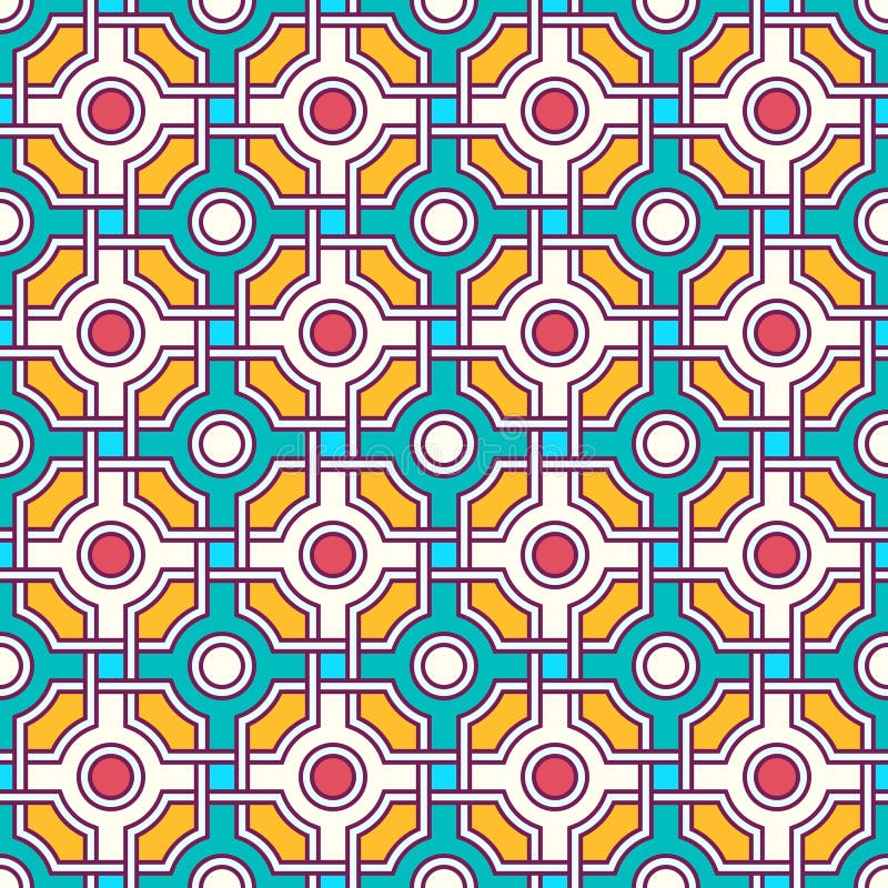 Arabic Geometry Patterns stock illustration. Illustration of decorative ...