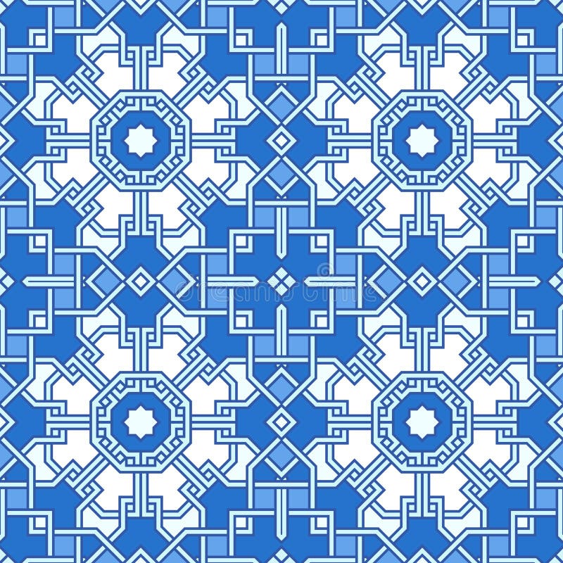 Tangled Modern Pattern, Based on Traditional Oriental Arabic Patterns ...