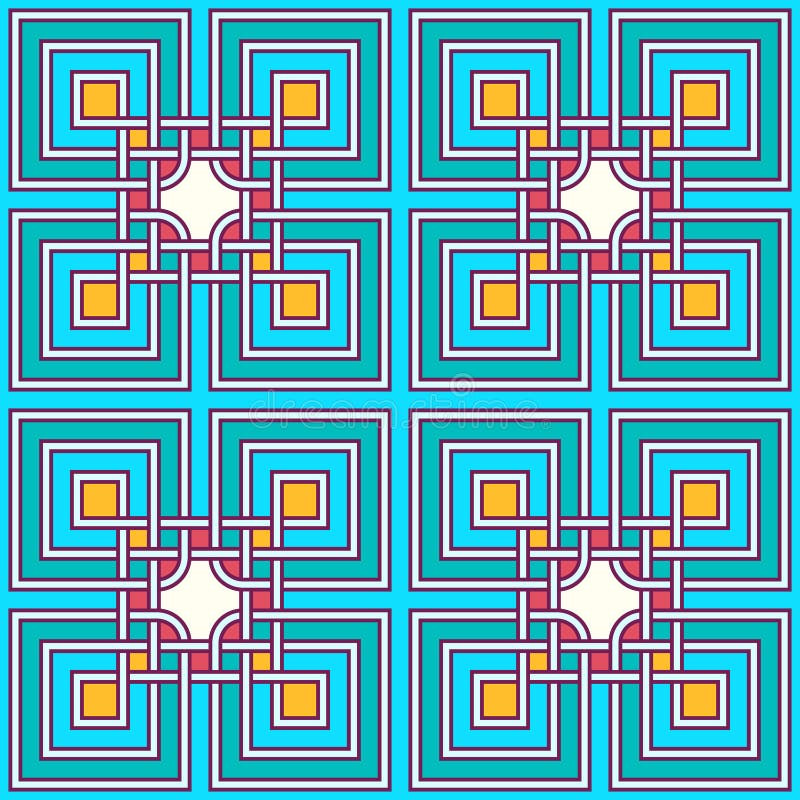 Tangled Modern Pattern, Based on Traditional Oriental Arabic Patterns ...