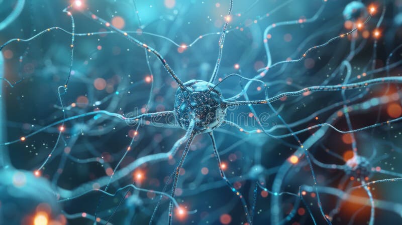 Tangled Network of Neurons in the Brain, Neural Connections, Synapses ... Tangled Network of Neurons in the Brain, Neural Connections, Synapses ...