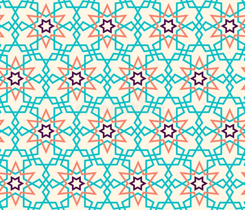 Tangled Pattern Based on Traditional Islam Pattern Stock Vector ...