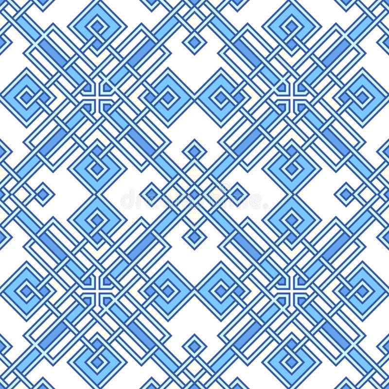 Tangled Pattern stock vector. Illustration of geometric - 62363927