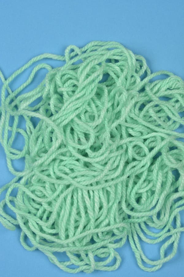 Tangled Pile Light Green Yarn Stock Photos - Free & Royalty-Free Stock ...
