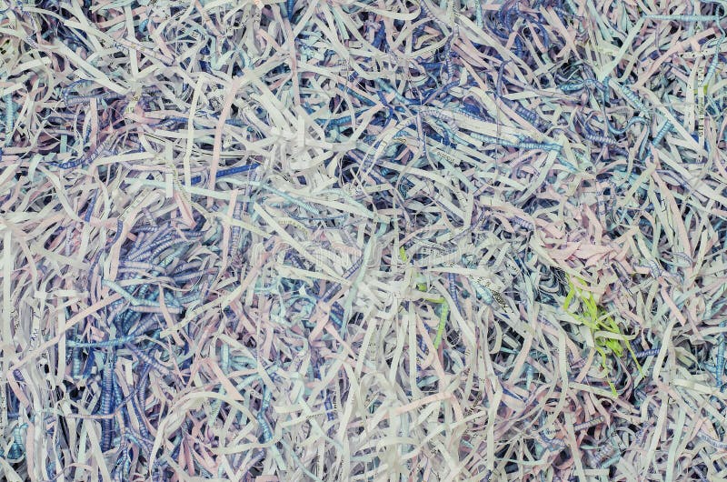 Tangled Pile of Paper Cut into Small Pieces. Paper Surface Wallpaper ...