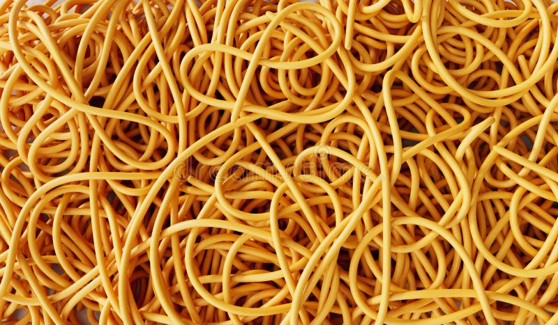 A Tangled Pile of String or Wire. Confusion and Thought Process Concept ...