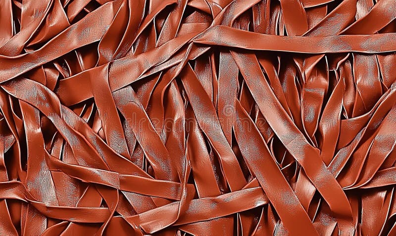 Tangled Red Ribbons Abstract Background Texture, Design Element ...