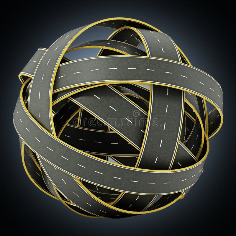 Tangled Roads Stock Illustrations – 304 Tangled Roads Stock ...