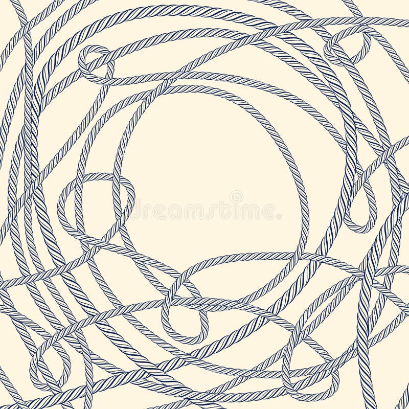 Tangled rope stock vector. Illustration of string, naval - 87651036