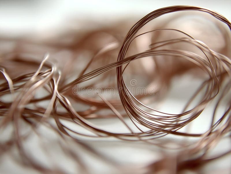 Tangled Rope, Brown, Textured, Close Up, Intricate, Interwoven Strands ...