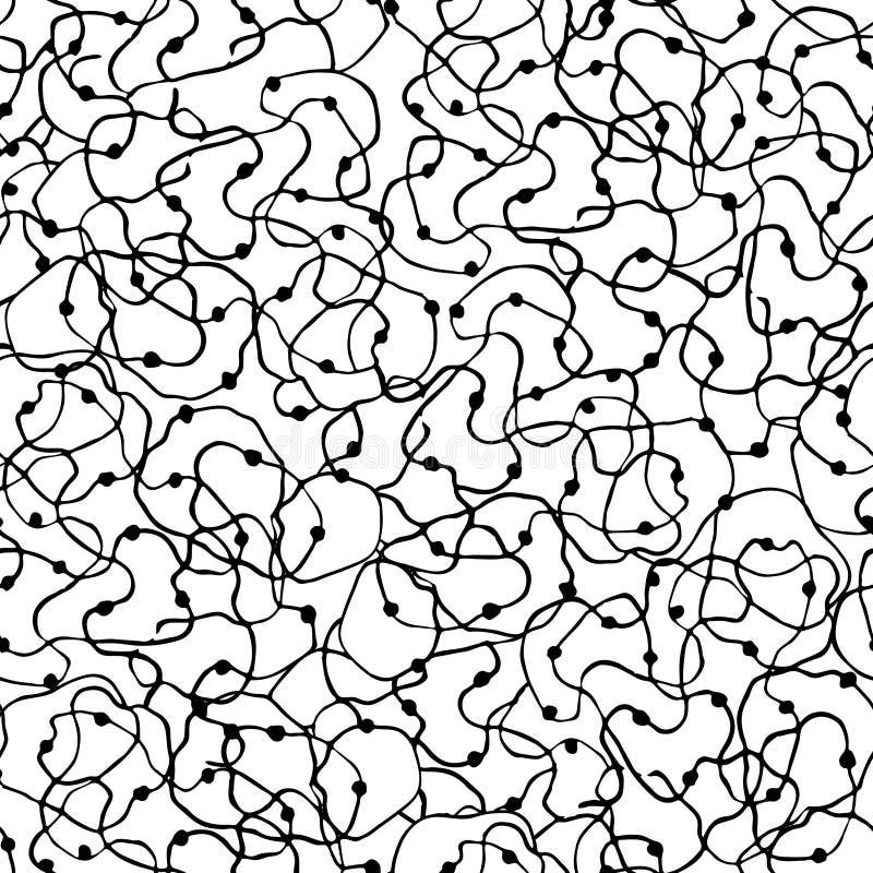 Scribble pattern stock vector. Illustration of freehand - 41423105