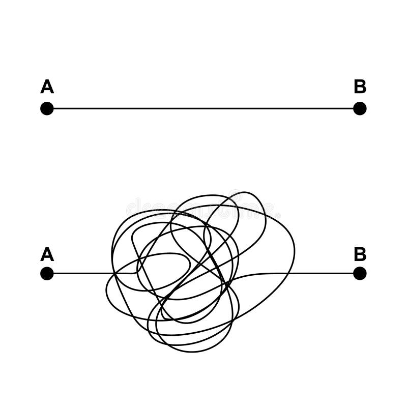 Straight Horizontal Pathway Clip Art