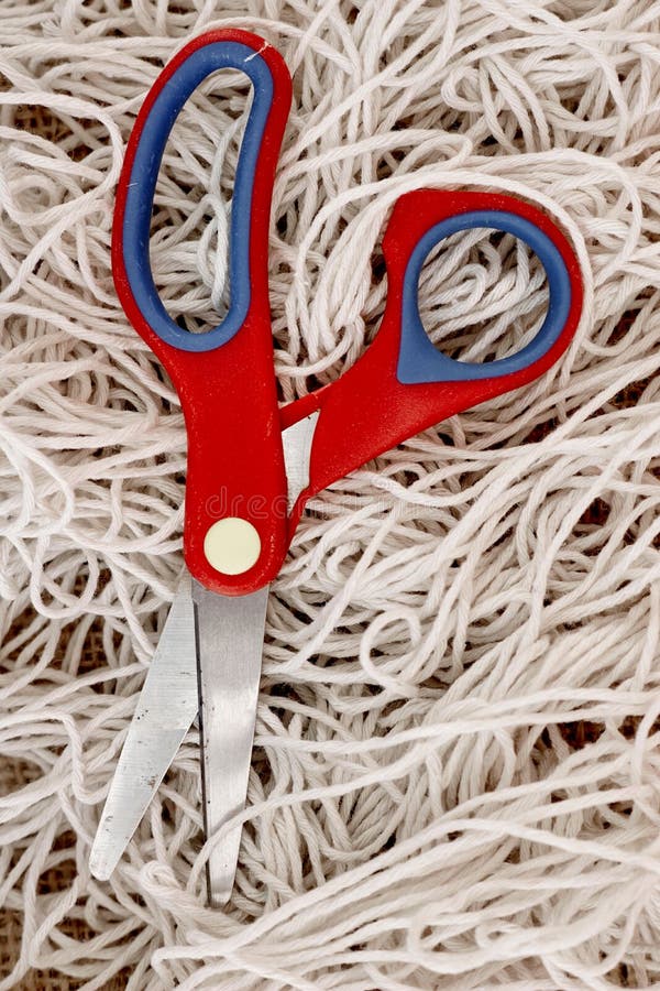 Tangled String stock image. Image of pile, colored, multicolored ...