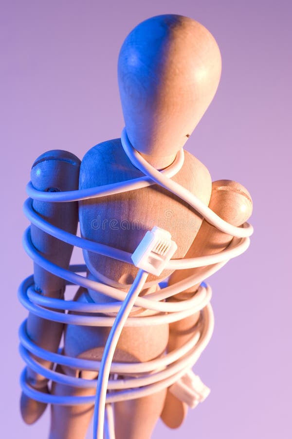 Tangled in Technology stock photo. Image of scrambled - 2033004