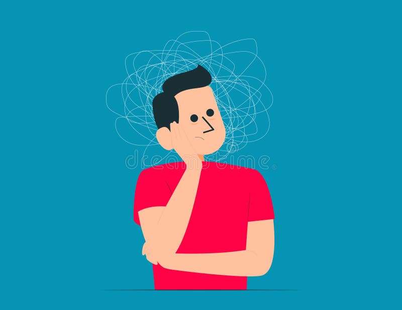 Overthinking Stock Illustrations – 705 Overthinking Stock Illustrations ...